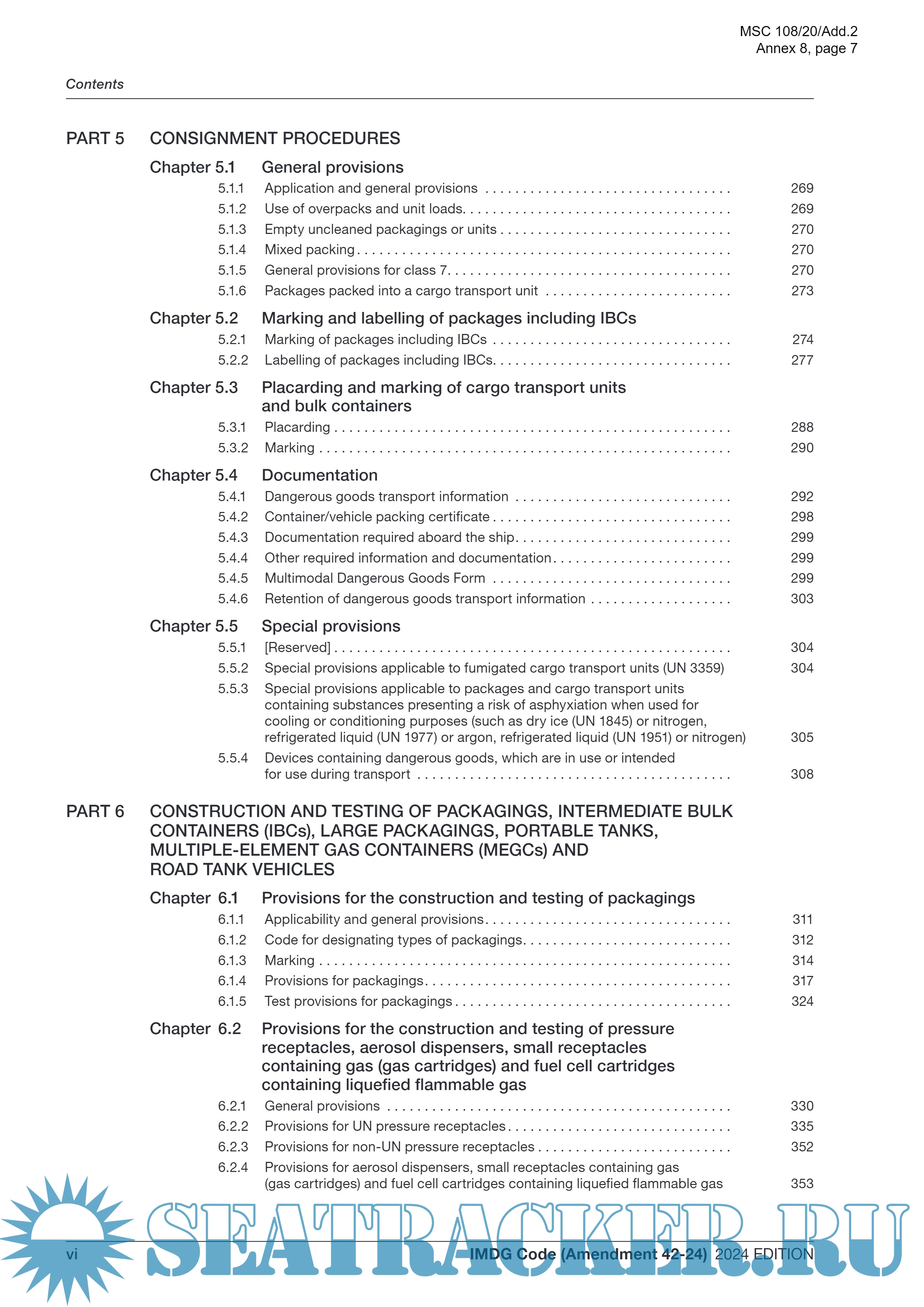 International Maritime Dangerous Goods (IMDG) Code Amendments 2024 ...