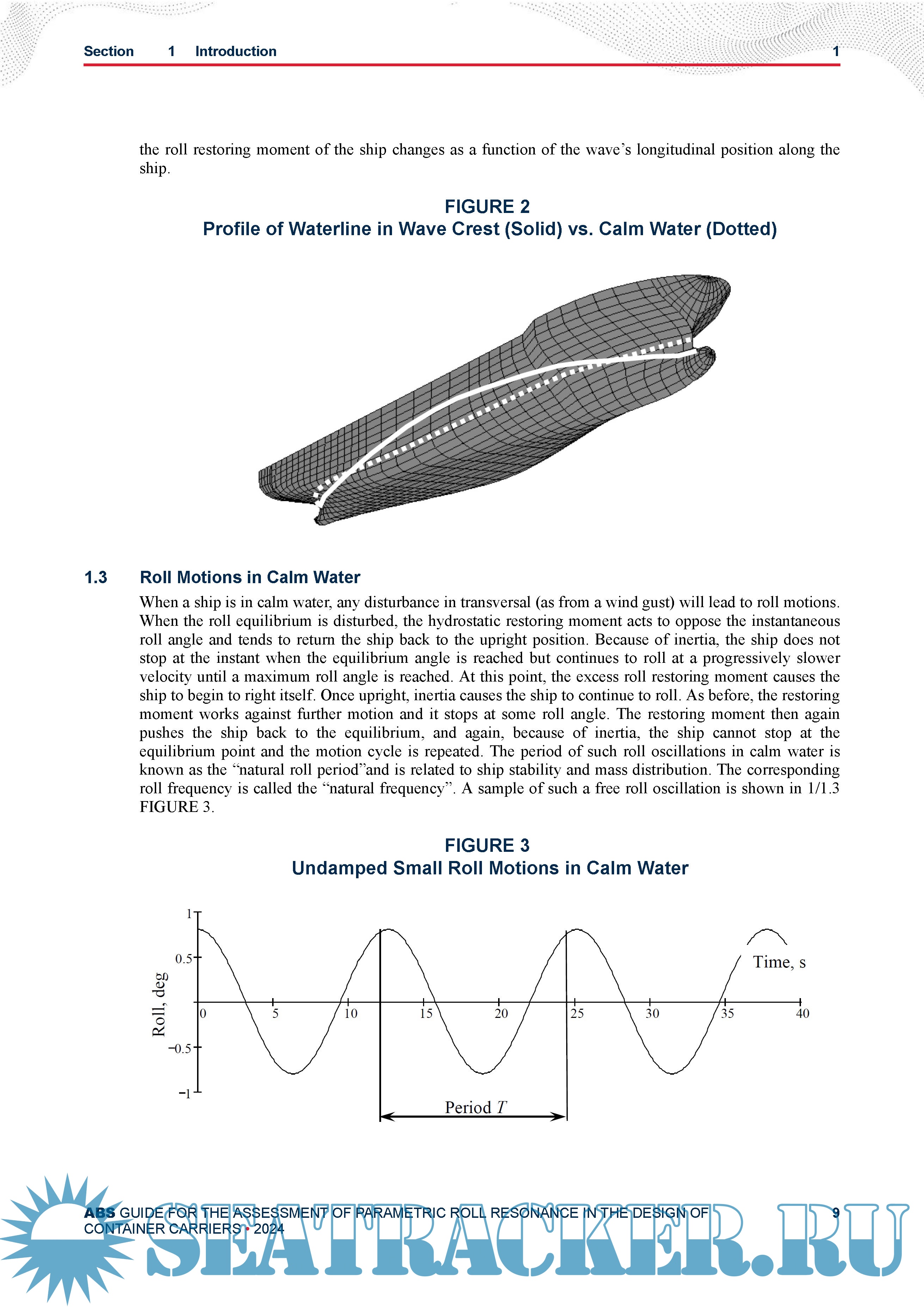 Guide for the the Assessment of Parametric Roll Resonance in the Design ...