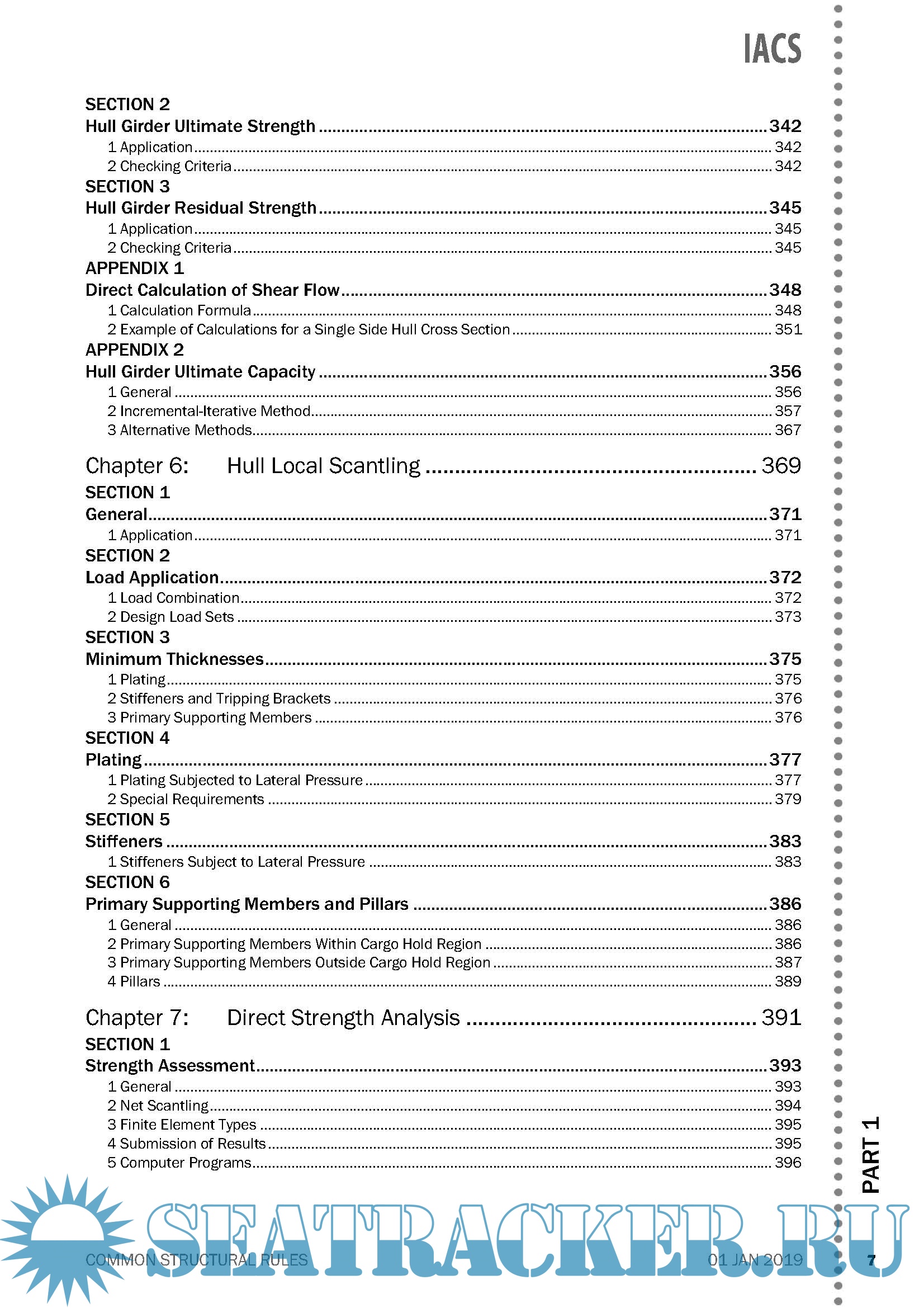 Common Structural Rules for Bulk Carriers and Oil Tankers - IACS [2019 ...
