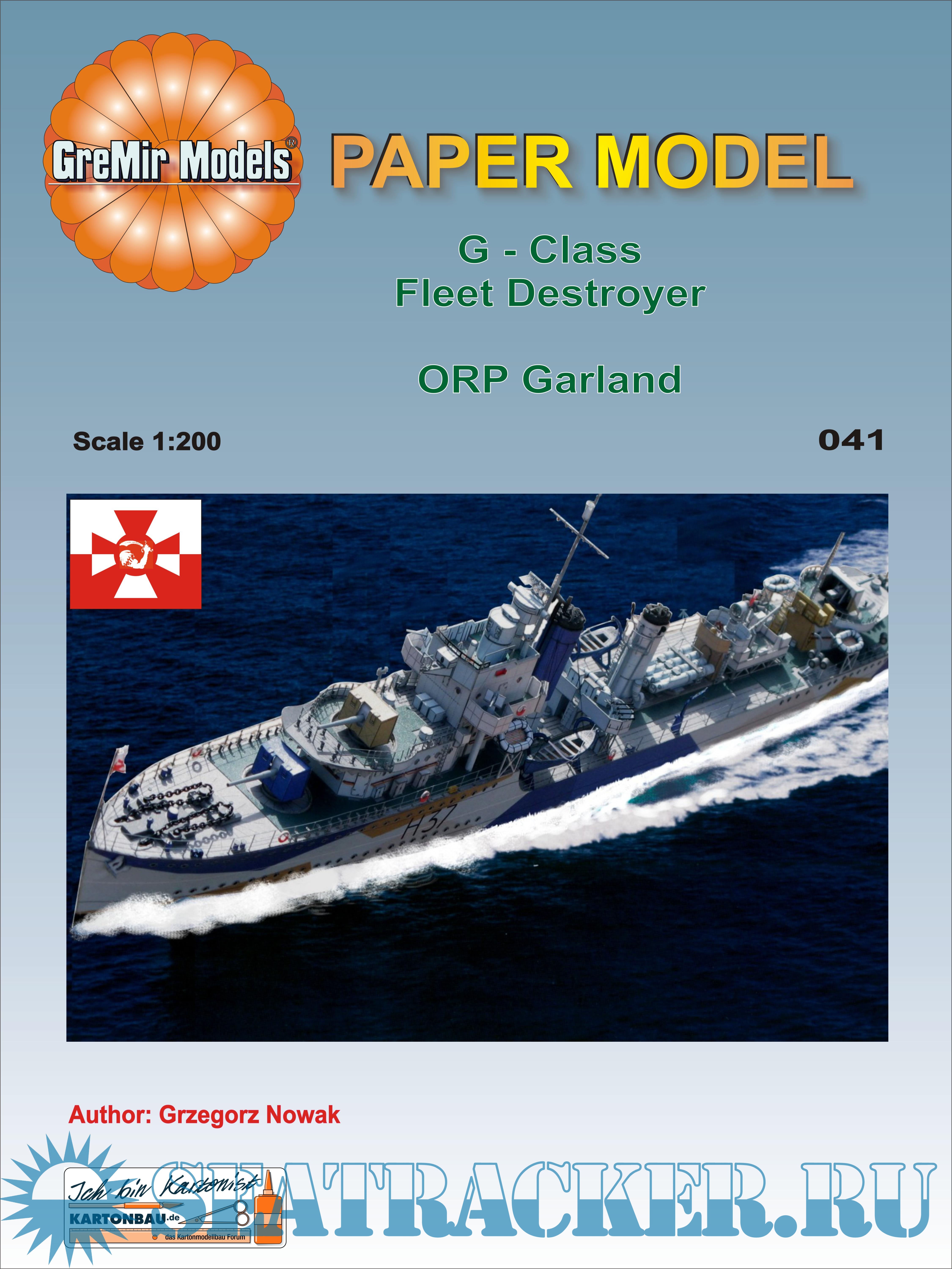 ORP Garland - GreMir Models - Grzegorz Nowak [2022, JPEG] › Marine Tracker
