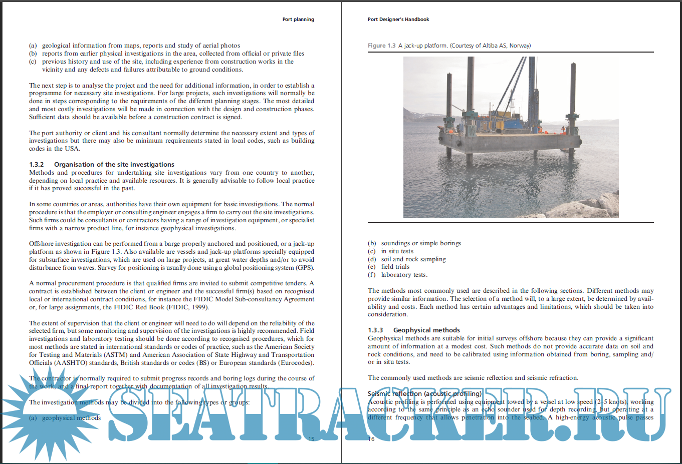 Port Designers' Handbook - Carl A Thoresen [2014, PDF] › Marine Tracker