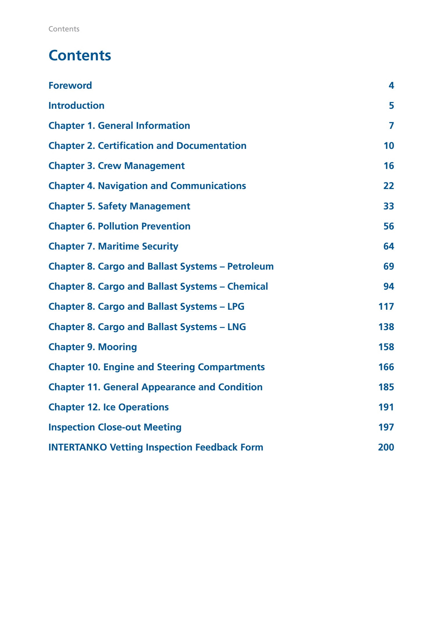 Vessels’ Practical Guide To Vetting - Intertanko [2018, PDF] › Marine ...