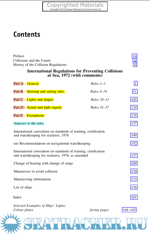A Guide to the Collision Avoidance Rules International Regulations for ...