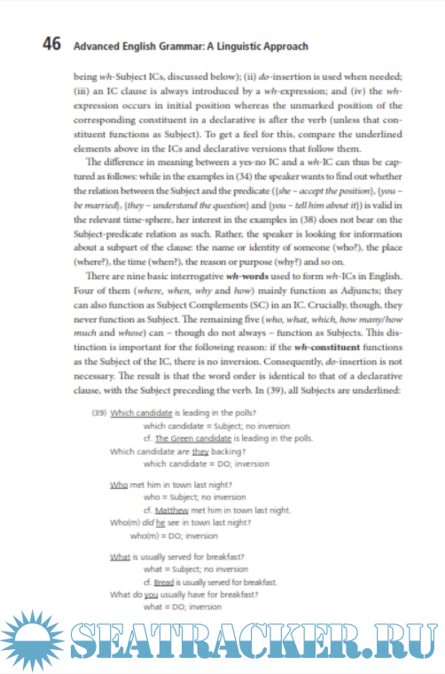 Advanced English Grammar: A Linguistic Approach - Ilse Depraetere; Chad ...