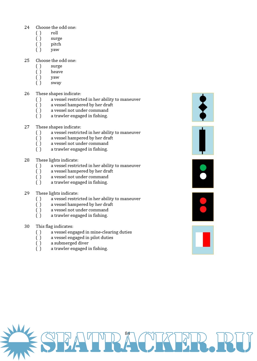 Maritime English Basics - Alcino Ferreira [2015, PDF] › Marine Tracker