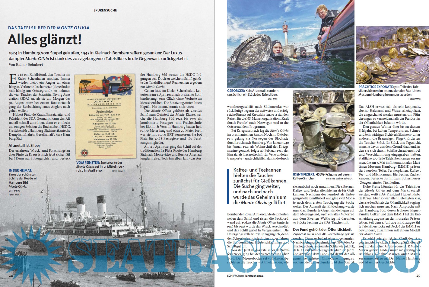 Schiff Classic Jahrbuch 2024 - Markus Wunderlich (Editorial Director) [2023, PDF] › Marine Tracker