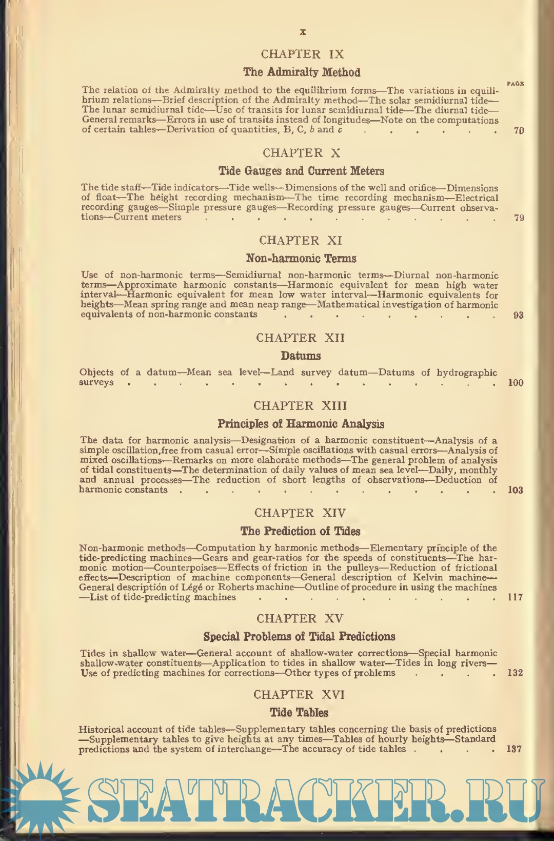 Admiralty Manual of Tides (NP201) - A. T. Doodson & H. D. Warburg [1941 ...