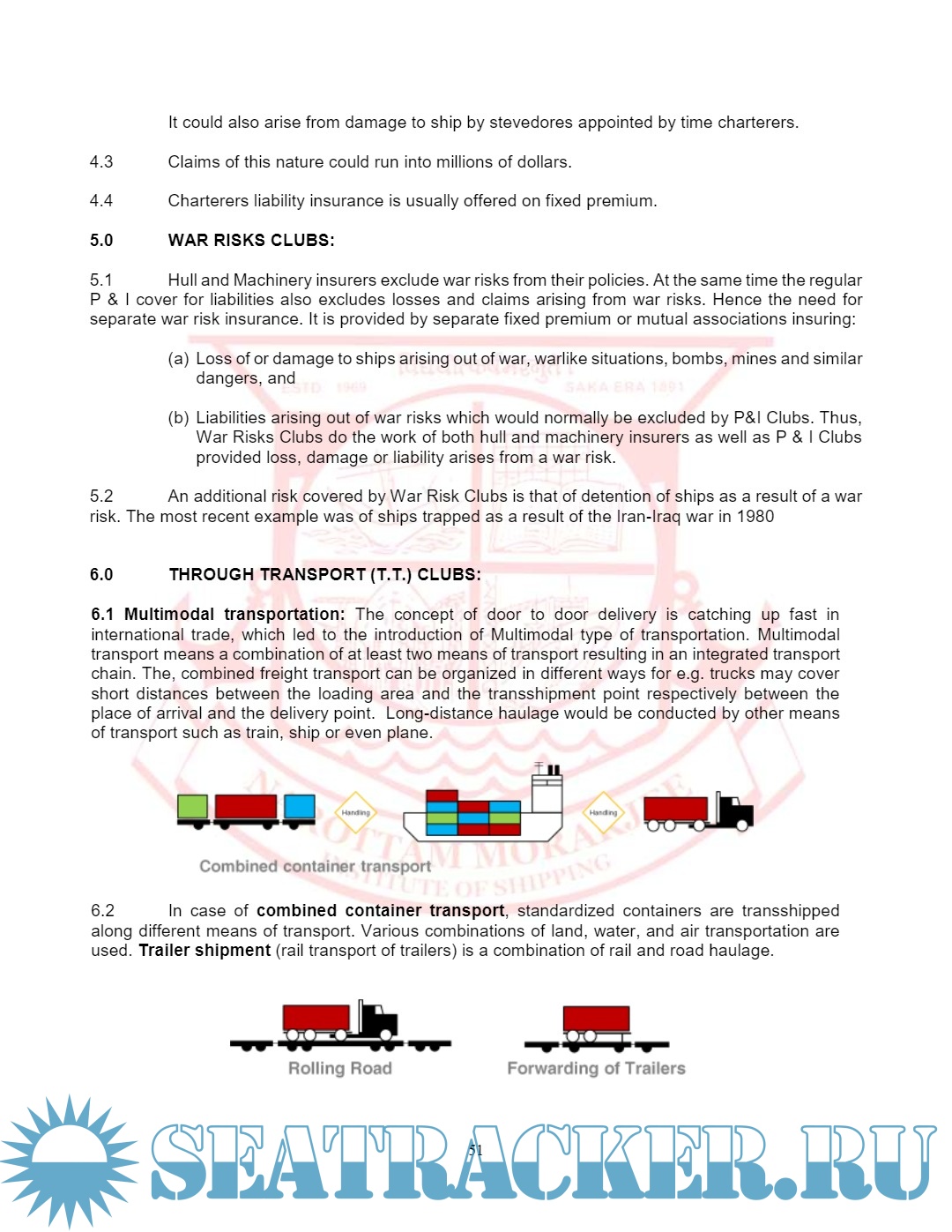 Risk Management & Marine Insurance - NAROTTAM MORARJEE INSTITUTE OF ...