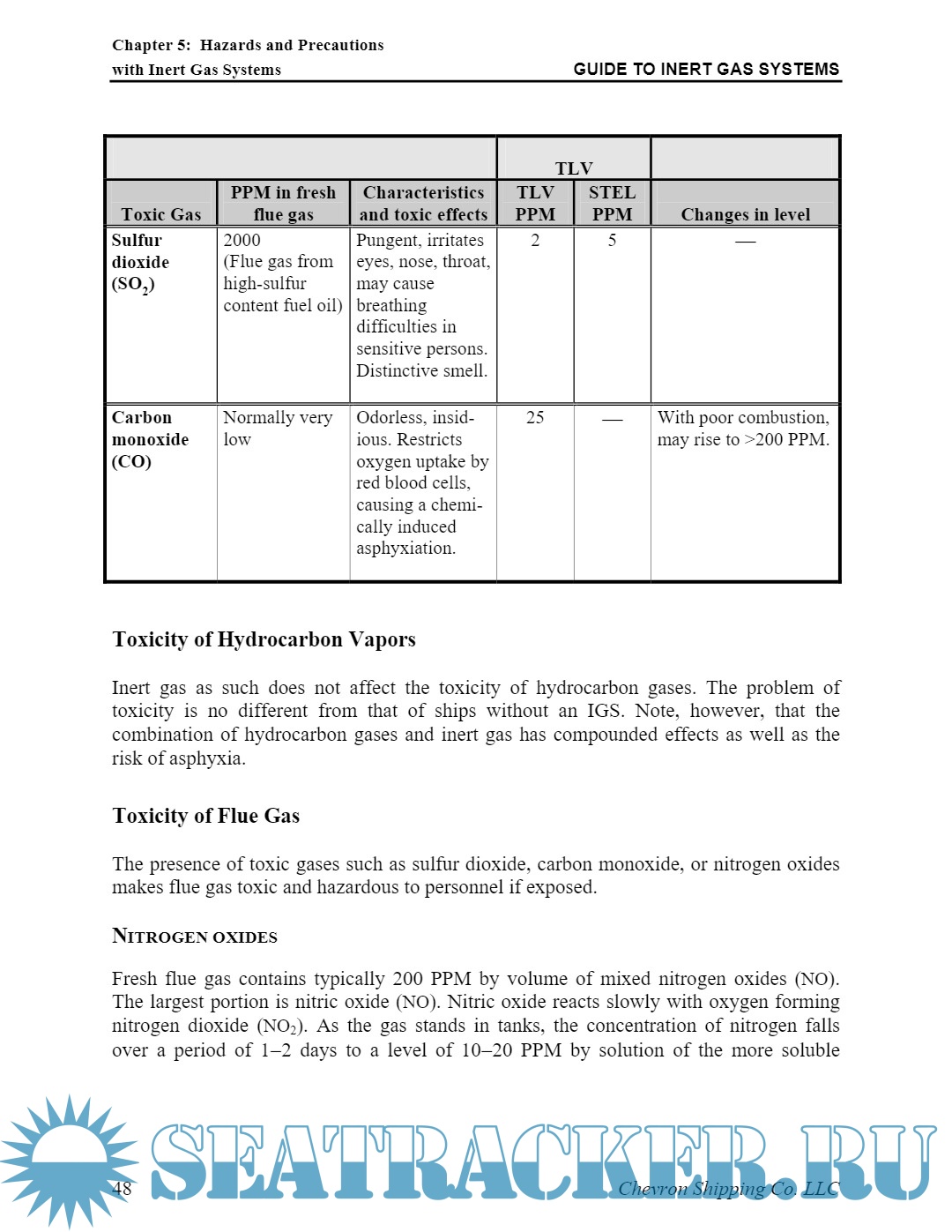 A Guide to Inert Gas System (IGS) - Chevron Shipping Company LLC [1996 ...