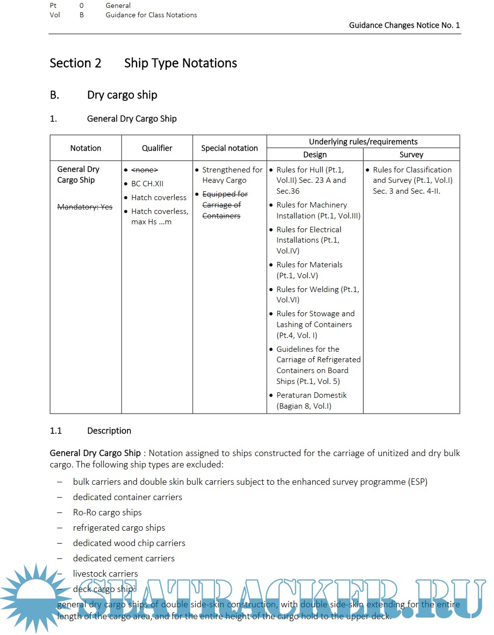 BKI (Indonesia Ship Classification) Guidance for Class Notation [2022 ...