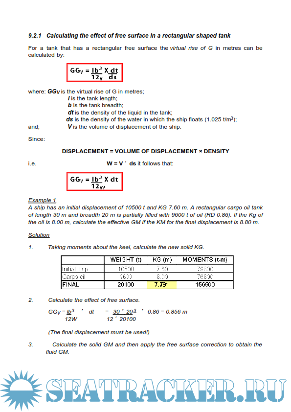 Ship Stability : MV Almar Stability Data Book - Martin, Rhodes [2012 ...
