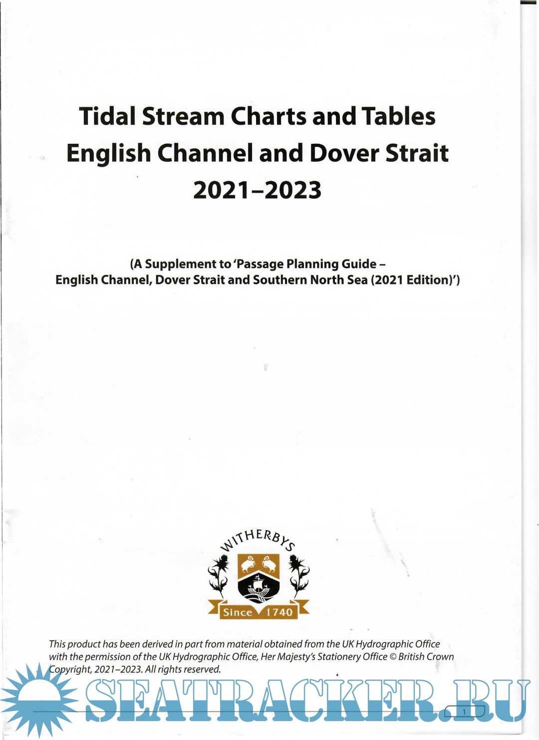 Tidal Stream Charts and Tables: English Channel and Dover Strait ...