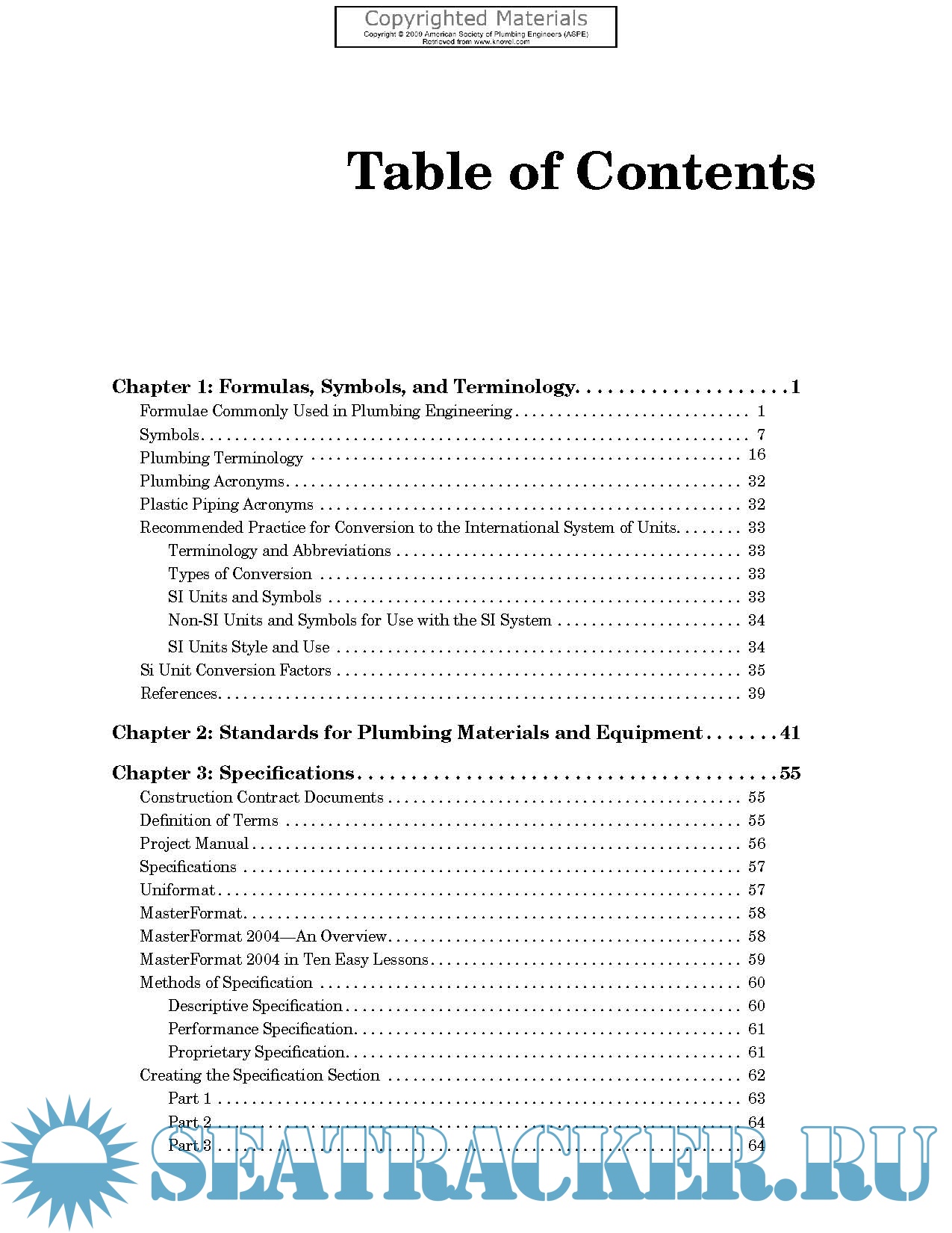 Plumbing Engineering Design Handbook -Volume 1 - Fundamentals of ...