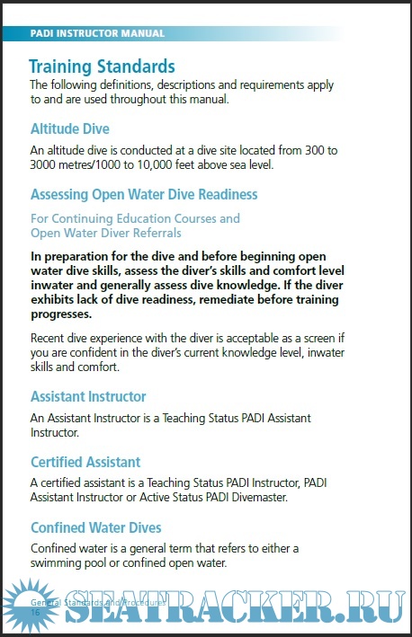 PADI Instructor Manual 2021 - PADI [2021, PDF] › Marine Tracker