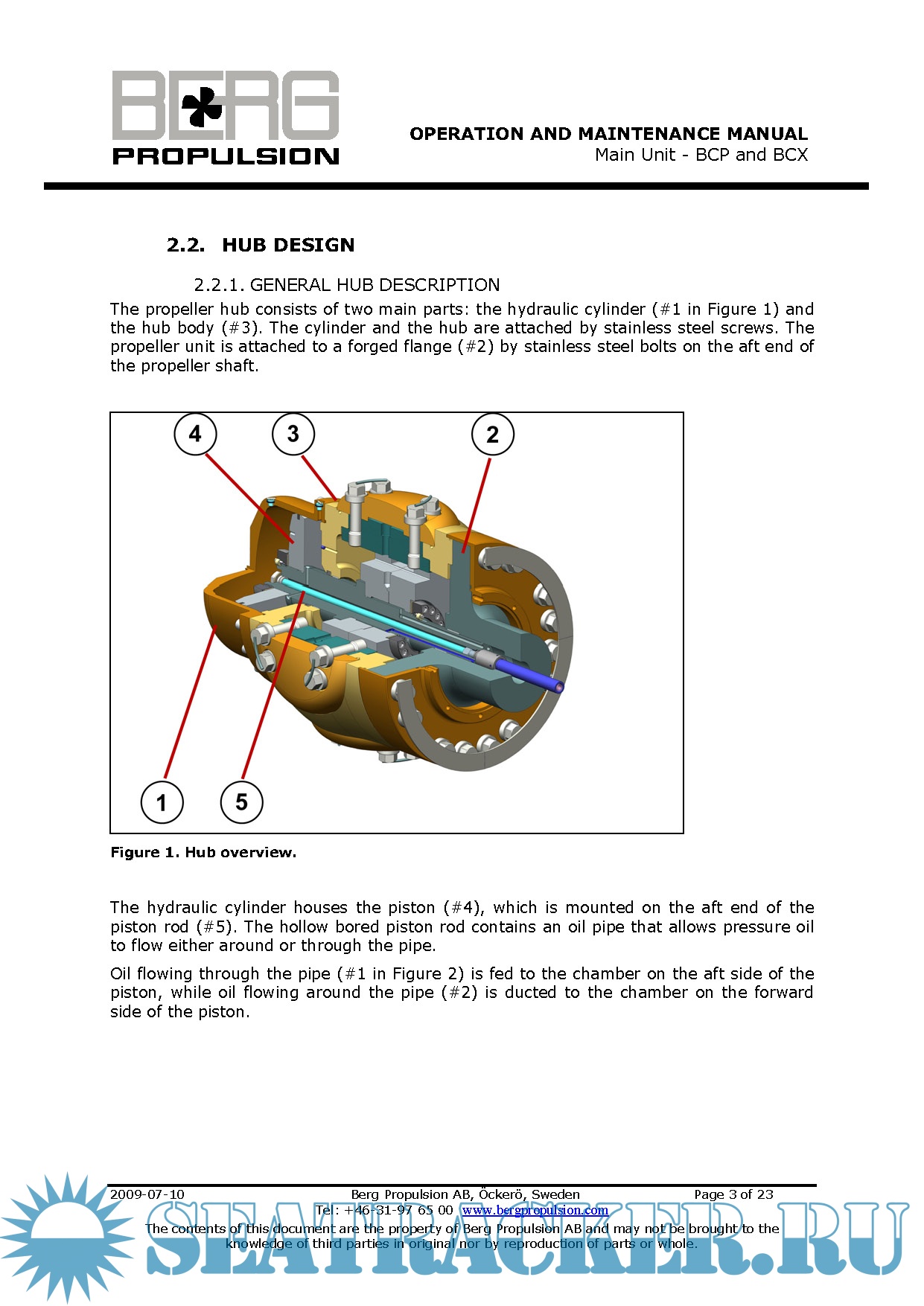 Berg Propulsion. CPP System. Operation & Service Manual - Berg Propulsion [2009, PDF] › Marine ...