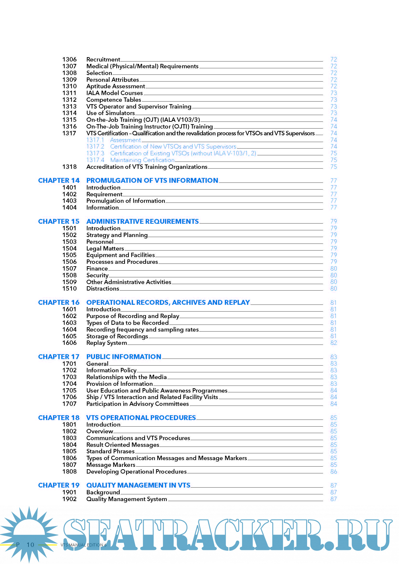 VTS Manual, Edition 6 - IALA [2016, PDF] › Marine Tracker