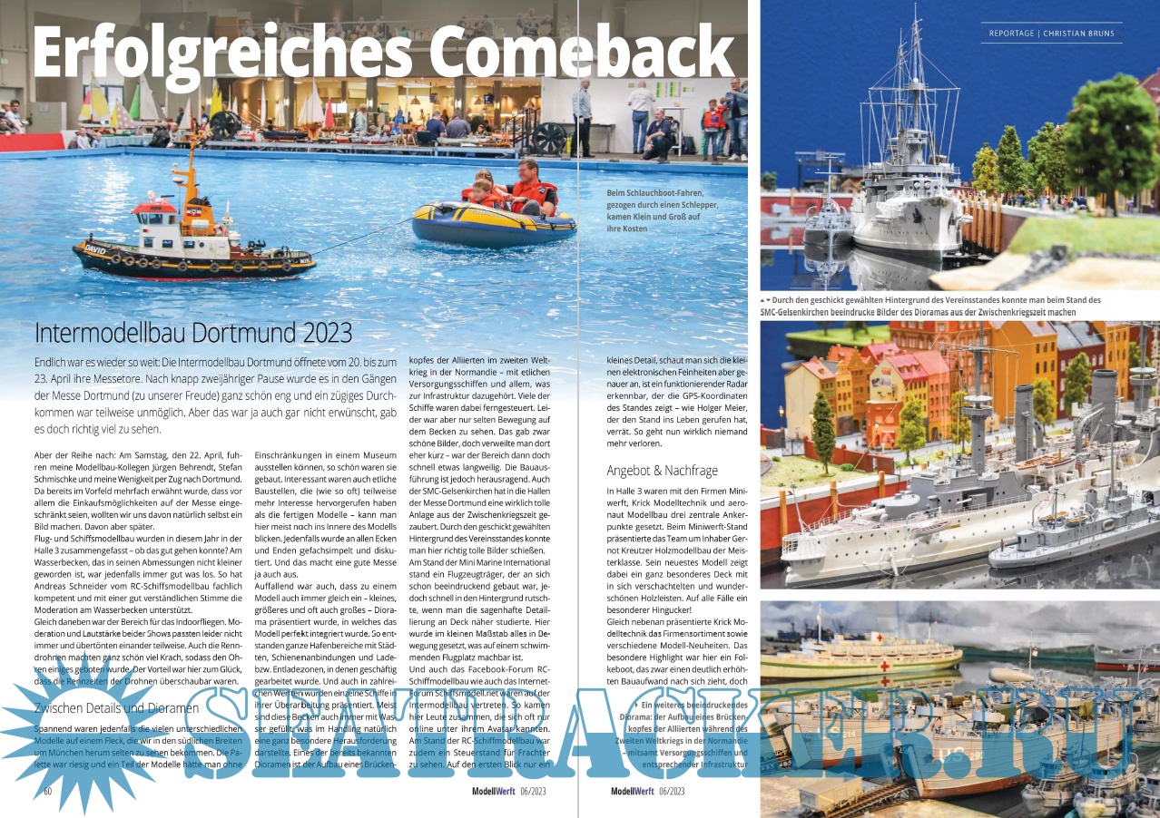 ModellWerft - Juni - Eric Schafenrort (Redaktor) [2023, PDF] › Marine Tracker