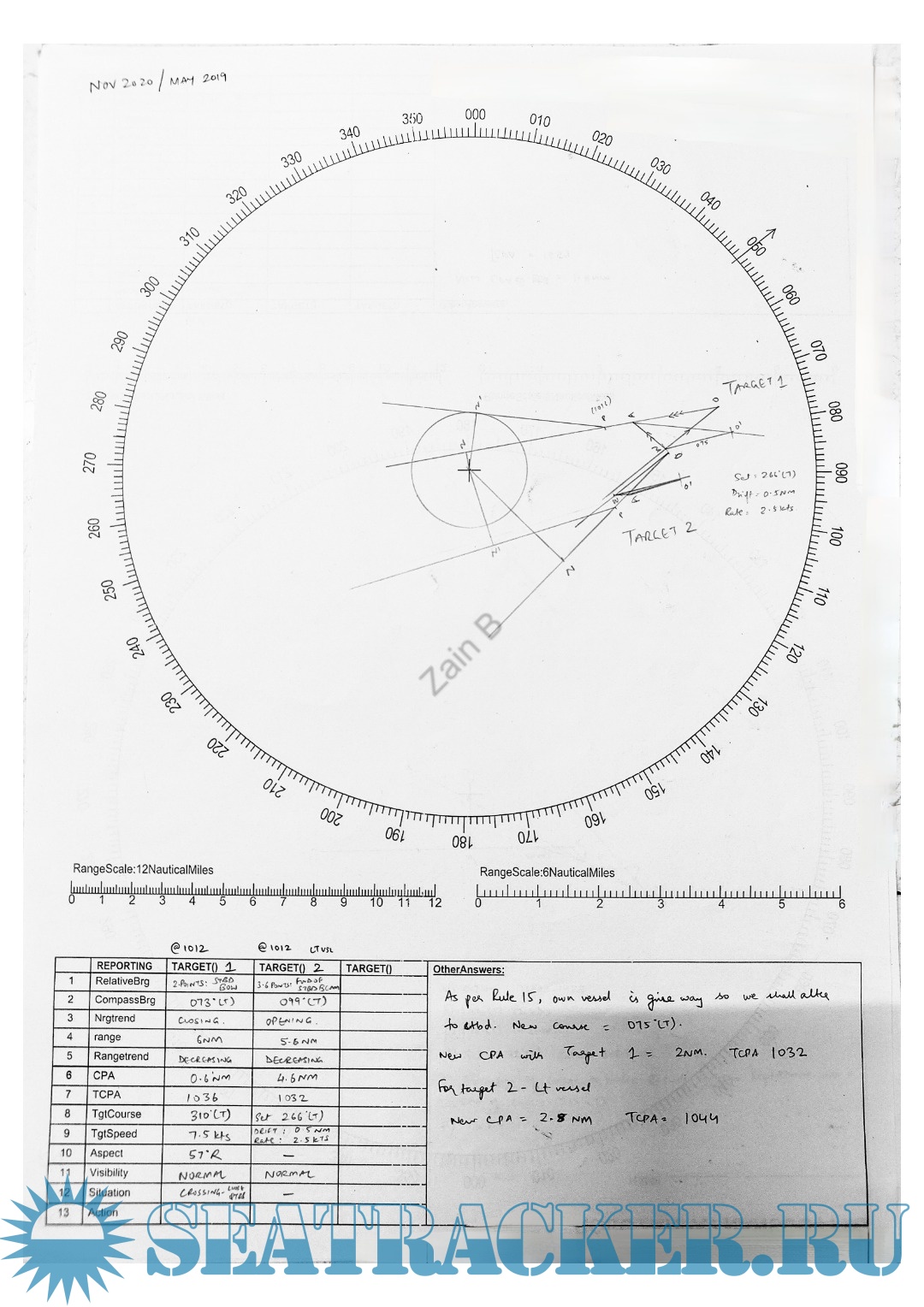 Radar Plotting MMD Solutions 2012-2023 (Phase-II) - Zain B [2023, PDF ...