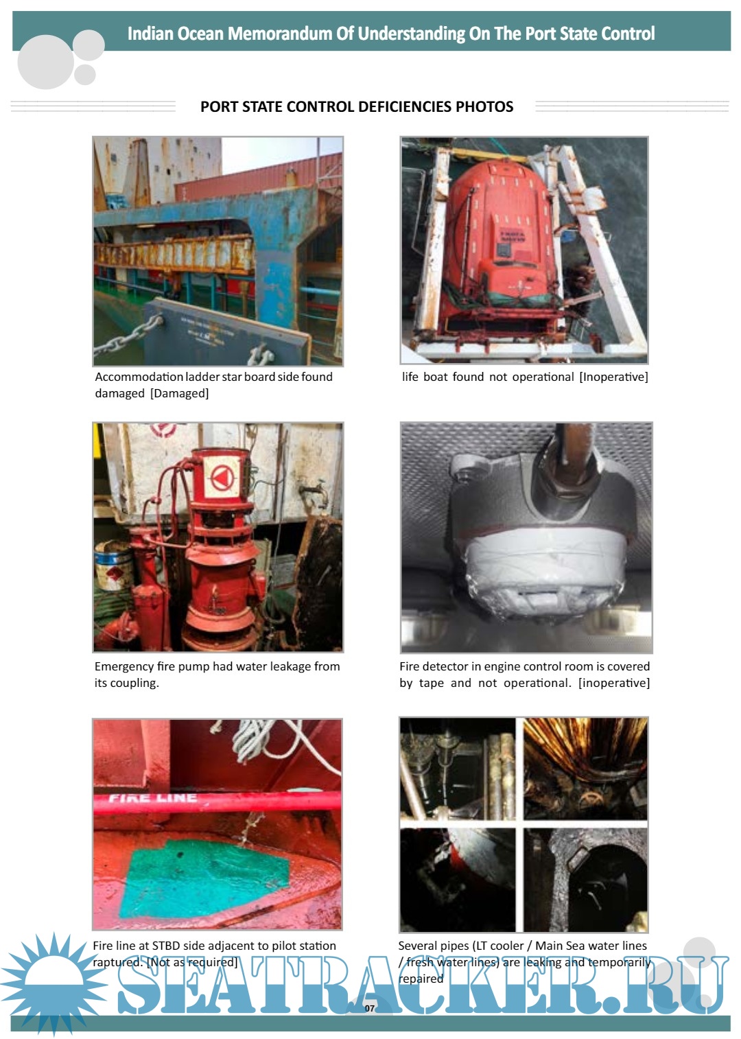 Indian Ocean Memorandum Of Understanding On The Port State Control ...