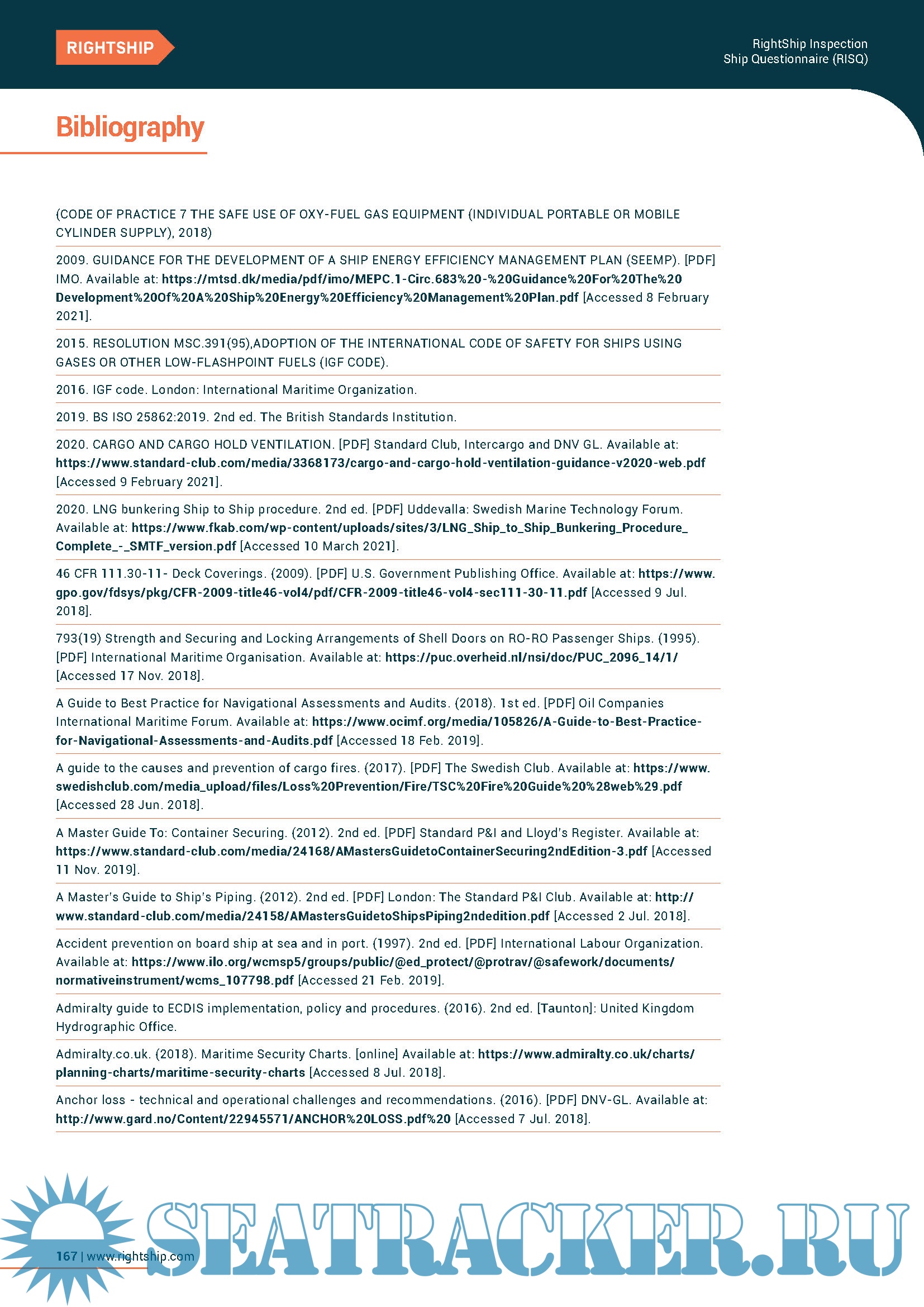 RightShip Inspection Ship Questionnaire (RISQ) - RightShip [2021, PDF ...