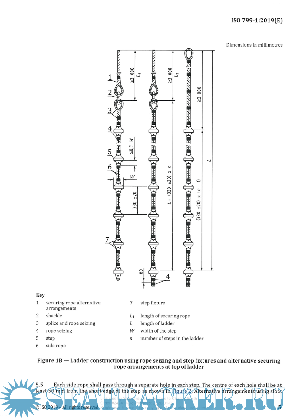 ISO 799-:2019(E) Pilot Ladders Part 1 Design and specification - International Standard ...