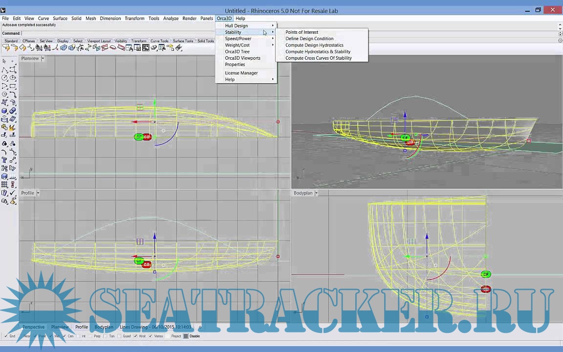 Orca3D v.2.0.22 for Rhino v 7 Orca3D.x64-2.0-20210802 - Orca3D [2021] › Marine Tracker