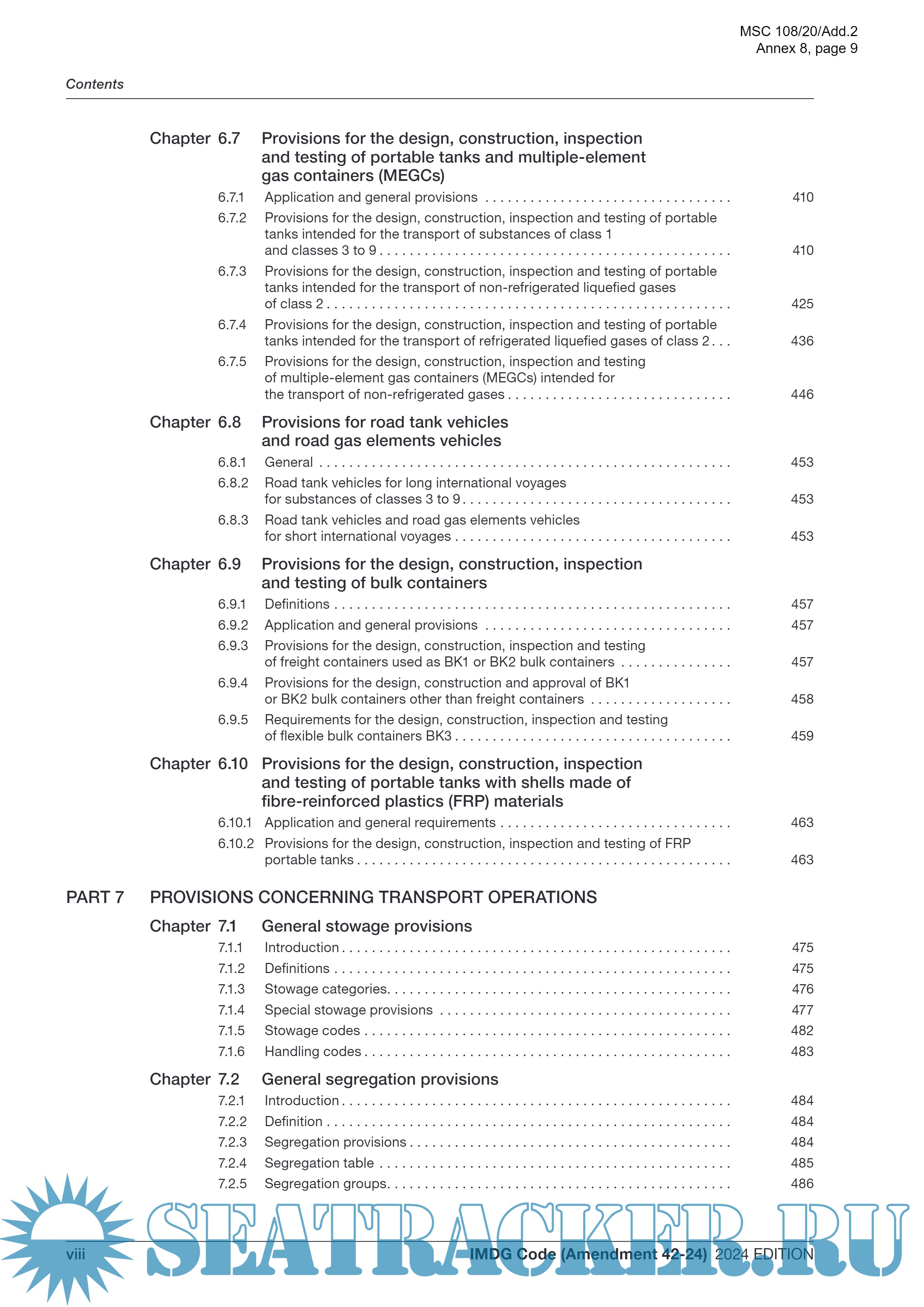 International Maritime Dangerous Goods (IMDG) Code Amendments 2024 ...