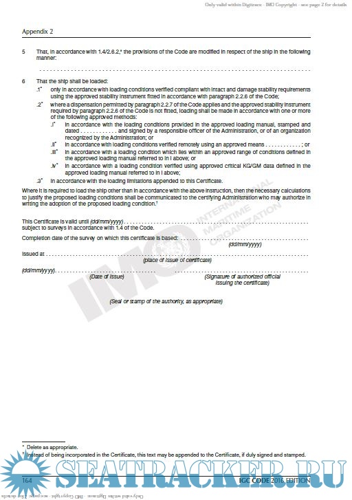 International Code For The Construction and Equipment of Ships Carrying ...