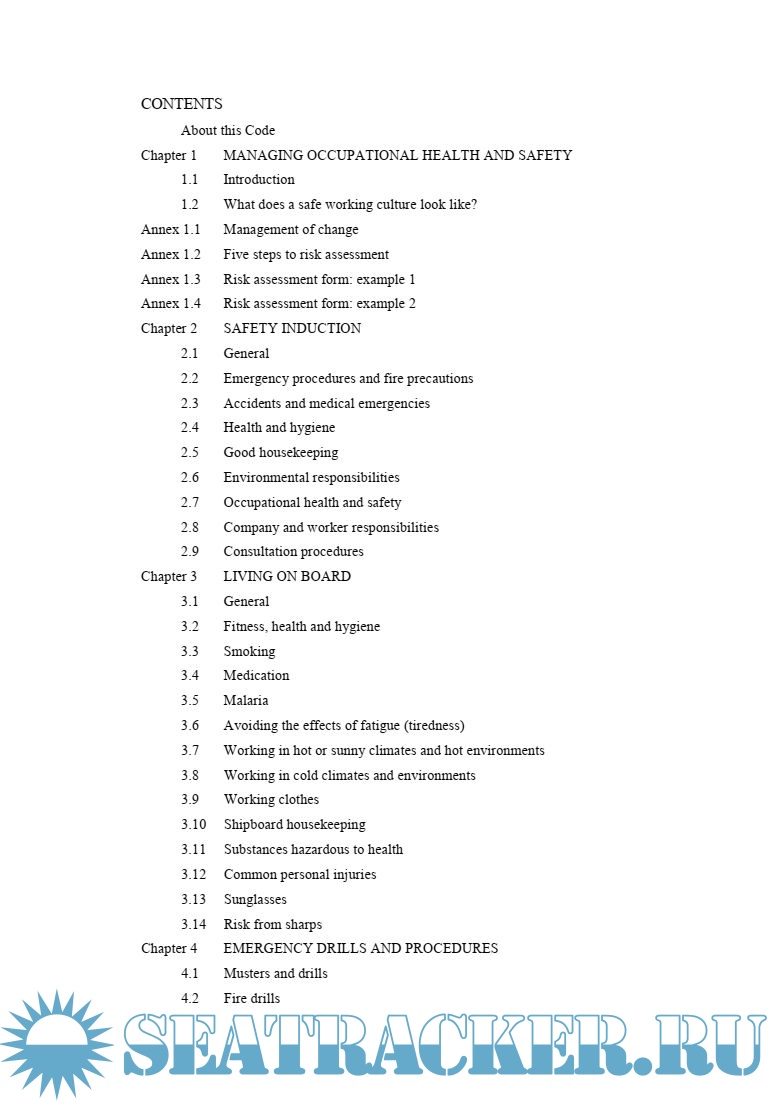 Code of Safe Working Practices for Merchant Seafarers - Maritime and ...