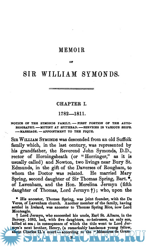 Memoirs of the Life and Services of Rear-Admiral Sir William Symonds ...