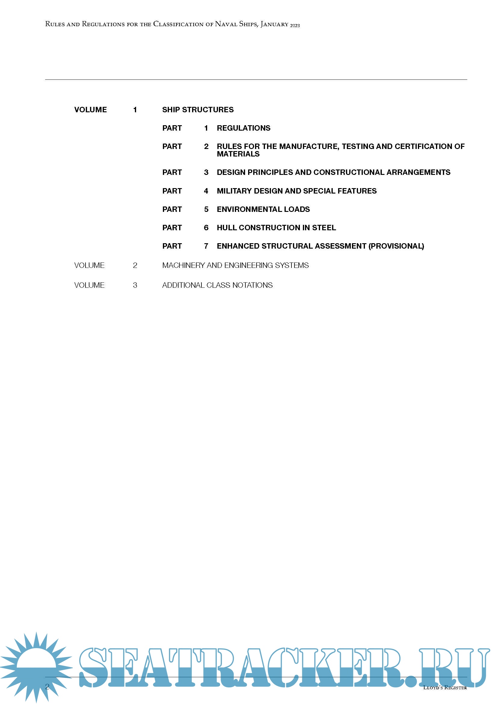Rules and Regulations for the Classification of Naval Ships - Lloyd's ...