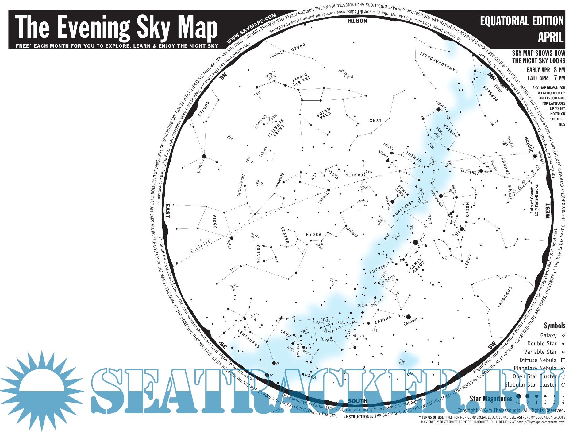 The Evening Sky Map - Kym Thalassoudis [2024, PDF] › Marine Tracker