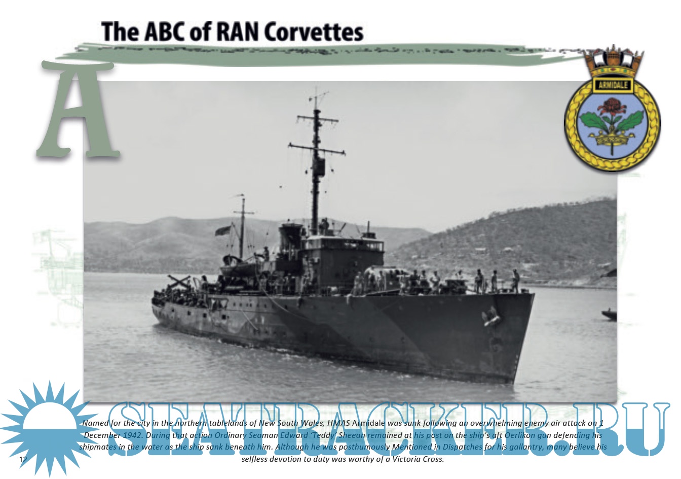 The ABC of Royal Australian Navy Corvettes - Libby Pearce, Able Seaman ...