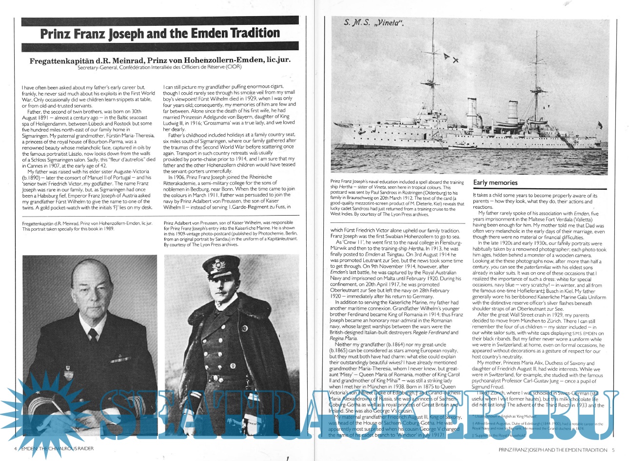 Emden: Last Cruise of the Chivalrous Raider, 1914 - Franz Joseph Von ...