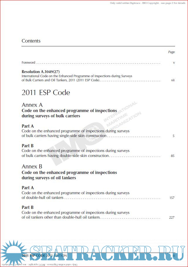 2011 ESP CODE (International Code on the Enhanced Programme of ...