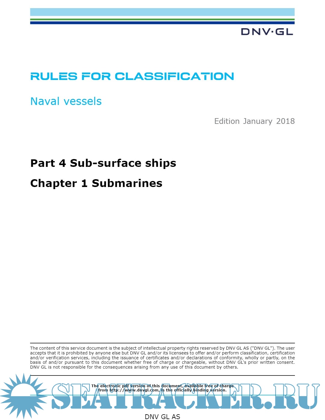 Rules for Classification Naval vessels - Part 4 - DNVGL [2018, PDF ...