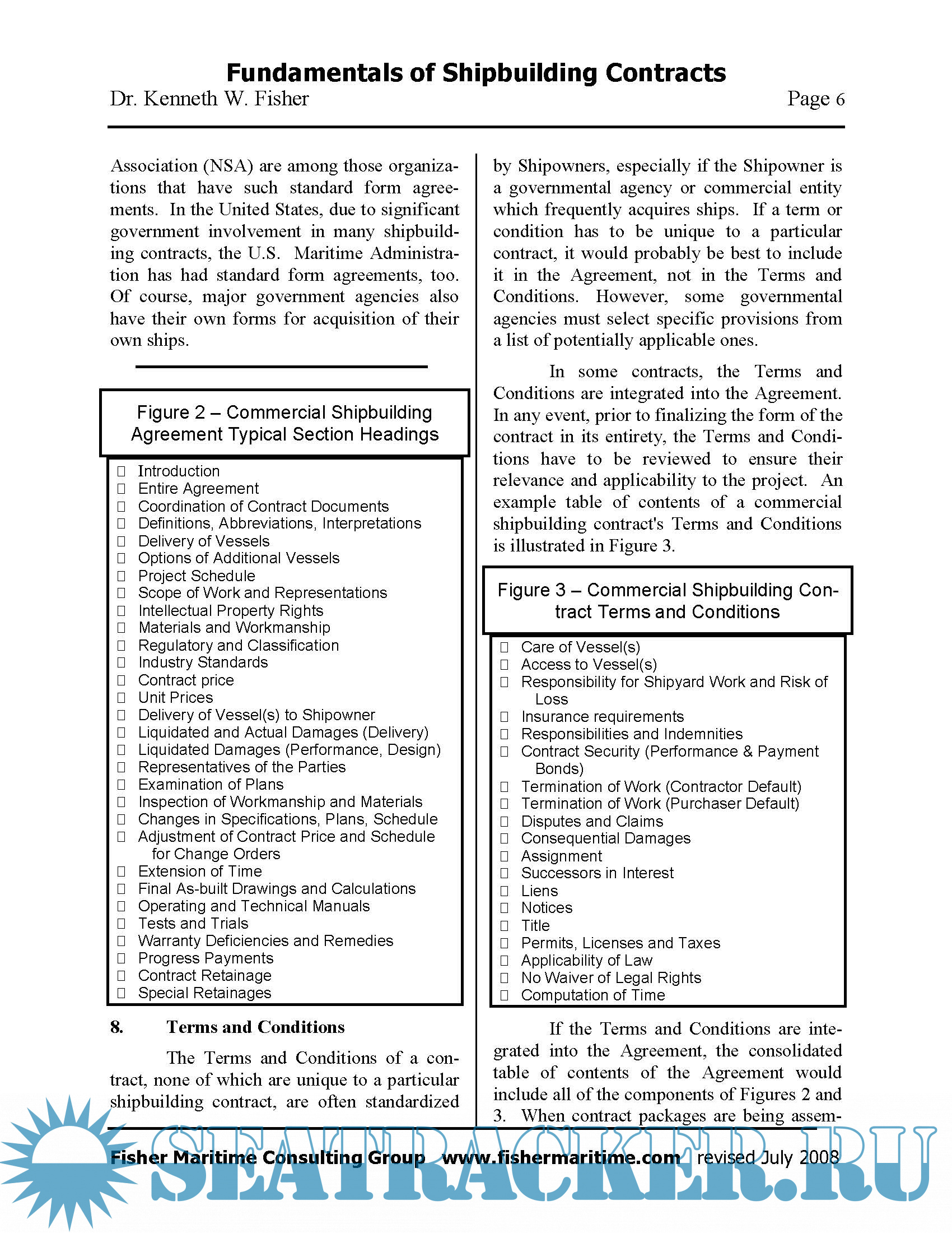 Fundamentals of Shipbuilding Contracts - Kenneth W. Fisher [2008, PDF ...