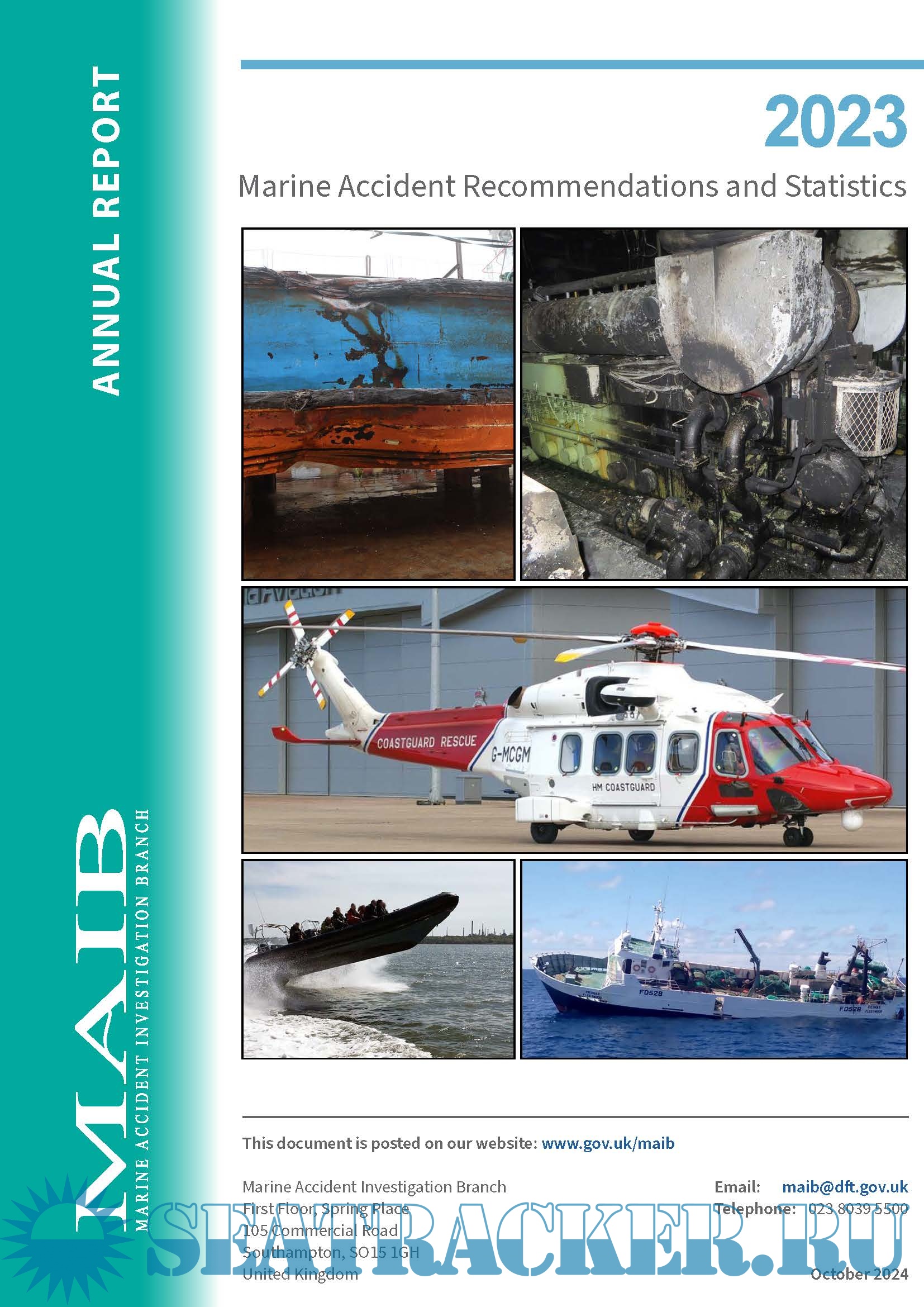 MAIB Annual Report 2023 - MAIB [2024, PDF] › Marine Tracker