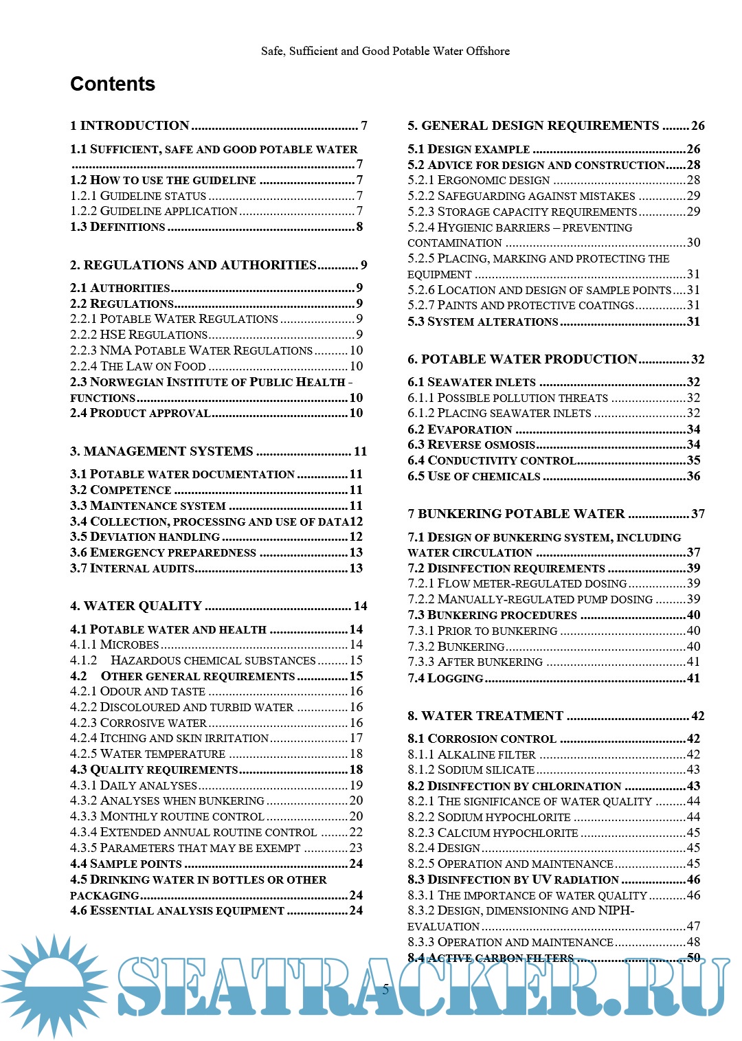 Safe, Sufficient and Good Potable Water Offshore - Eyvind Andersen ...