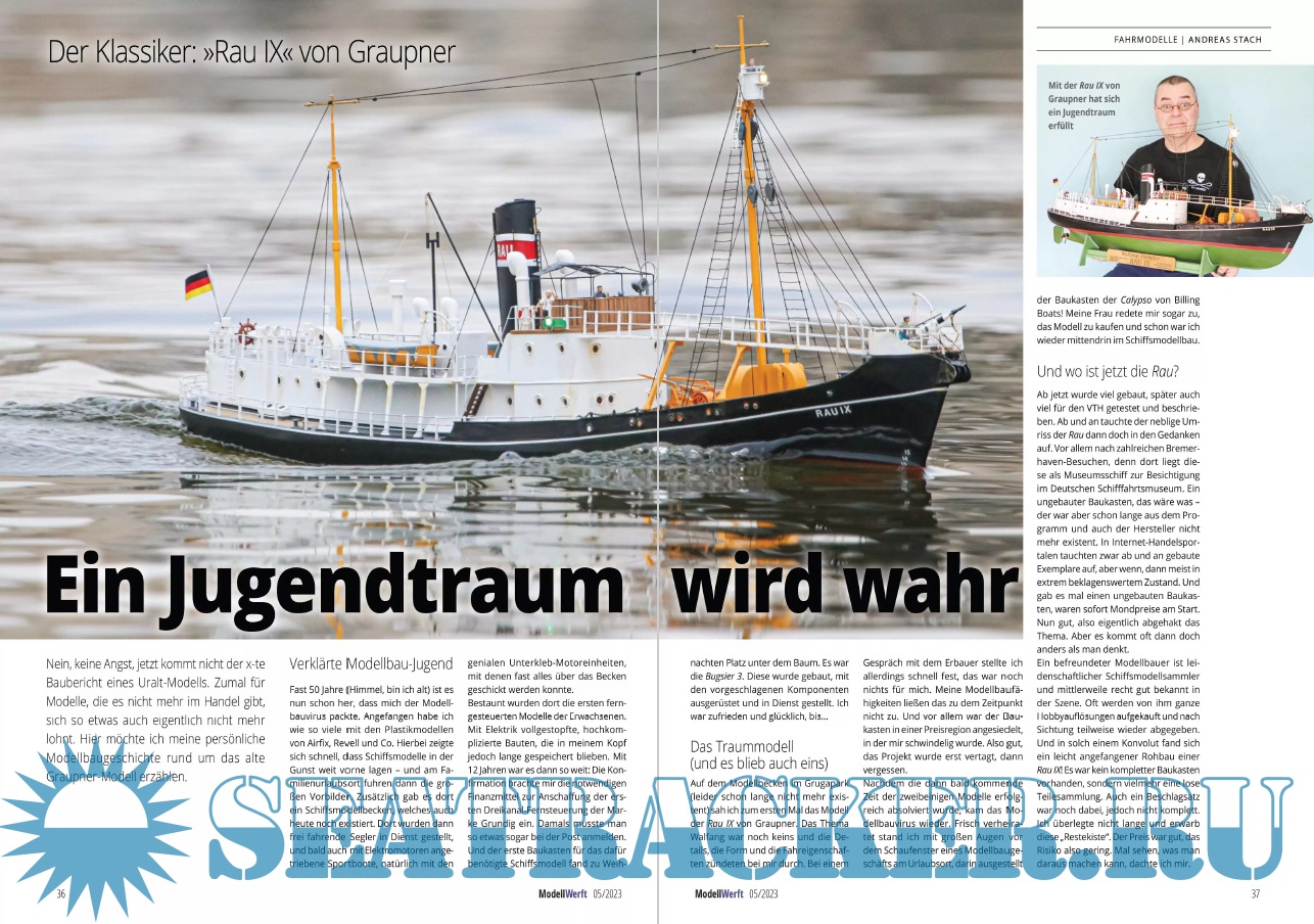 ModellWerft - Mai - Eric Schafenrort (Redaktor) [2023, PDF] › Marine Tracker