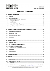 Berg Propulsion. CPP System. Operation & Service Manual - Berg ...