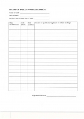 Ballast Water Record Book RML-124 Rev. 2024 - LISCR [2024, PDF] › Marine Tracker