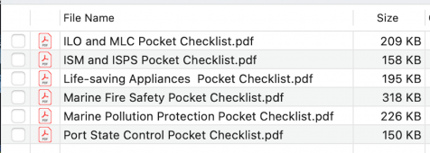 Port State Control Pocket Checklists [new] - Lloyd’s Register and UK P ...
