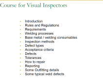 Course for Offshore NB Visual Inspectors - DNV [2009, PDF] › Marine Tracker